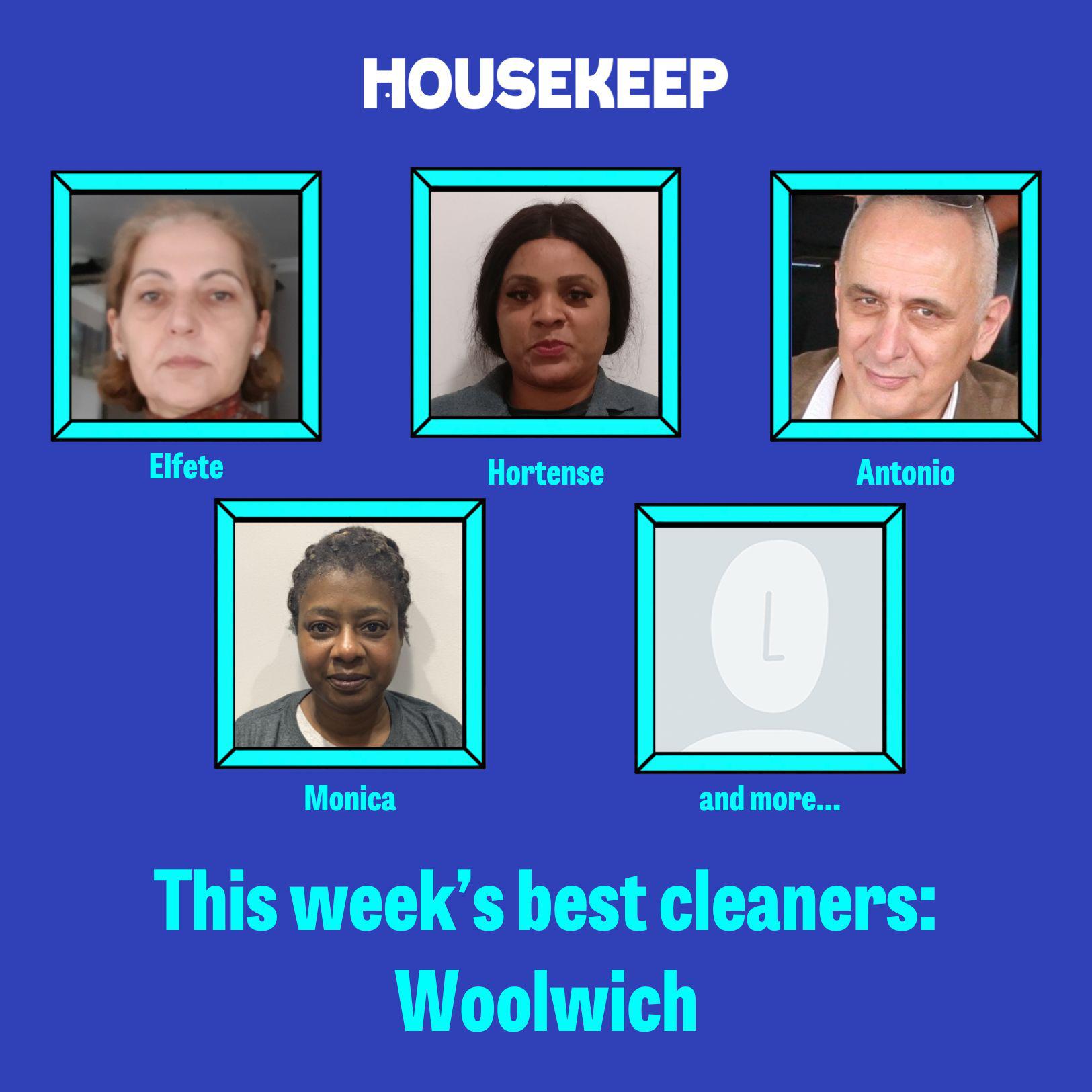 This week's best cleaners: Woolwich