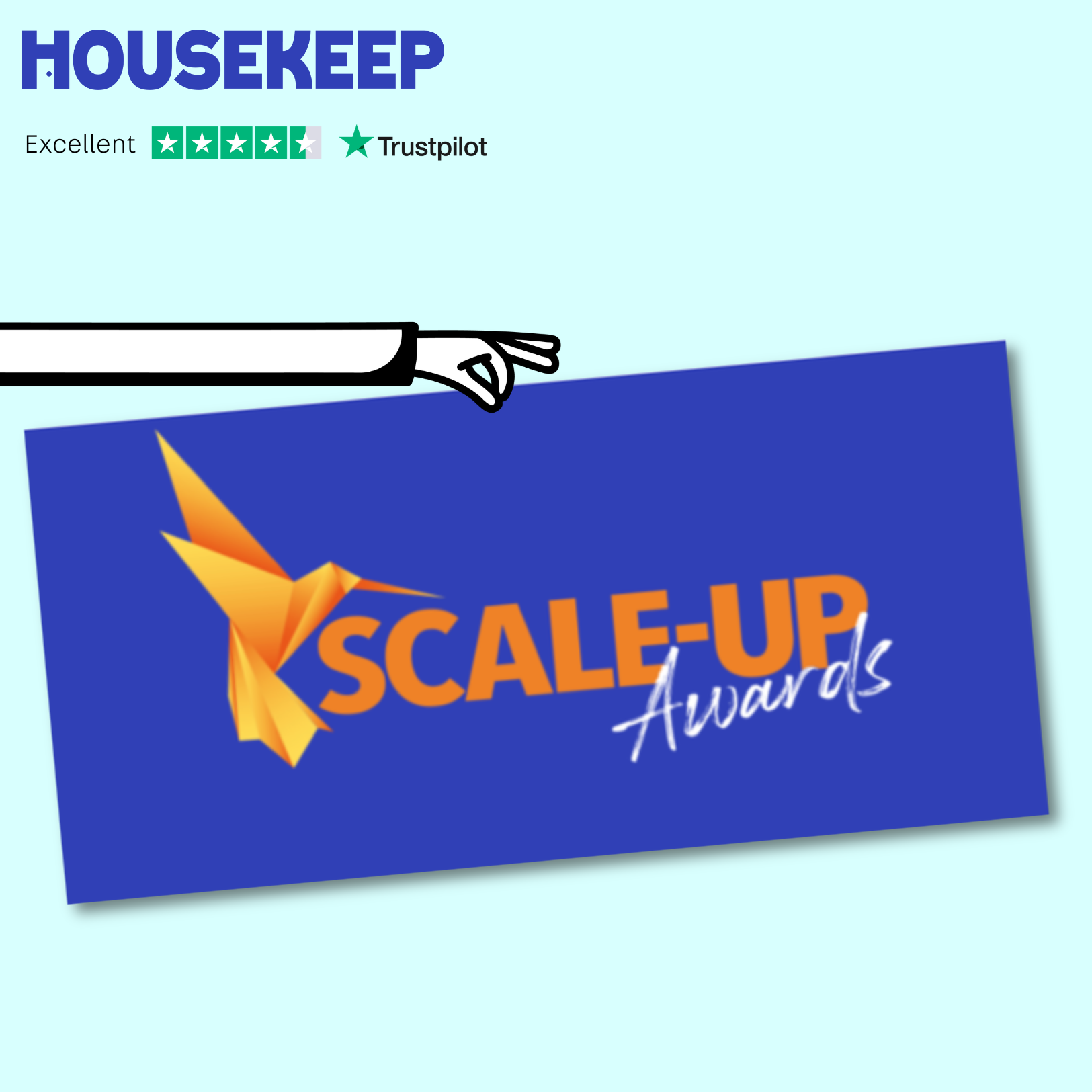 Housekeep shortlisted for the 2024 Scale-Up Awards